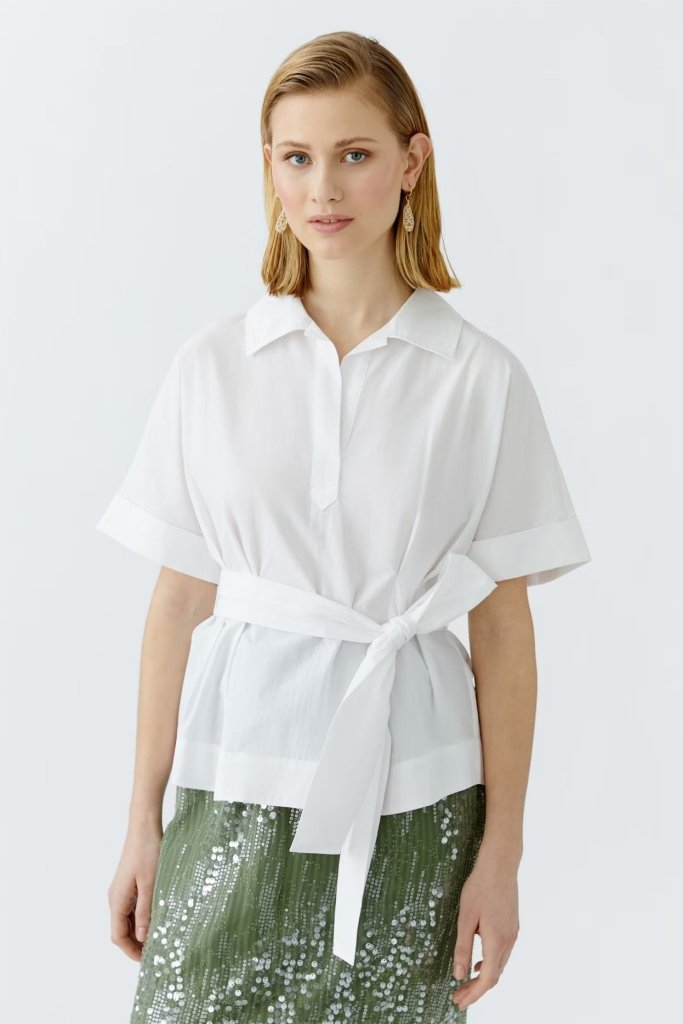 SPLURGE-Blouse Optic White – Splurge Women’s Casual Clothing & Accessories