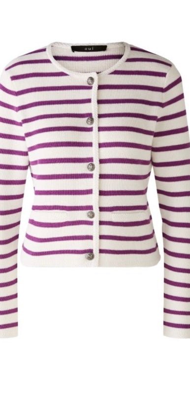 Splurge-Jacket White Violet – Splurge Women’s Casual Clothing & Accessories
